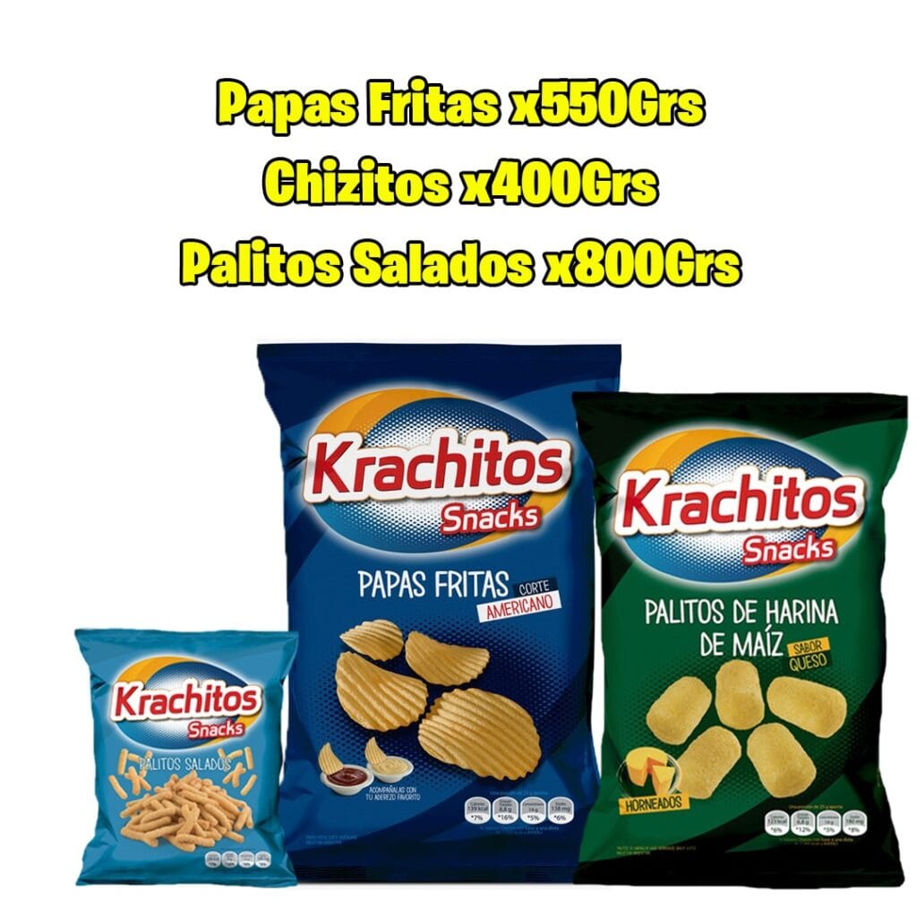 Combo Snack's Krachitos Gigante II - Burger Show San Miguel